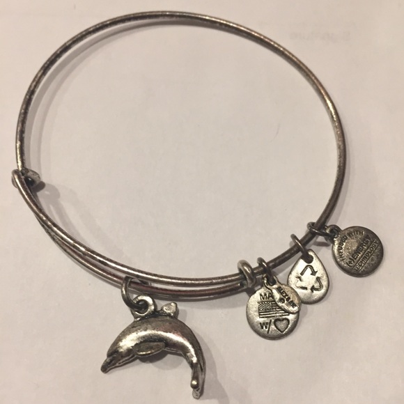 Alex and Ani | Jewelry | Alex And Ani Bangle Bracelet Dolphin | Poshmark
